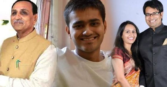 Former CM Vijay Rupani Ke Family Me Kaun Kaun,Wife Kids Details ...