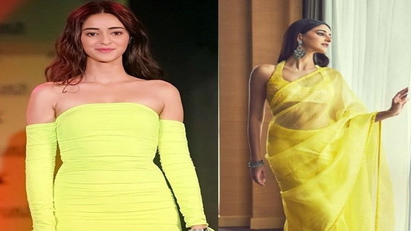 Ananya Pandey: पीली साड़ी में अनन्या पांडे का सिजलिंग अवतार, यलो आउटफिट्स में ढाती है कहर ...