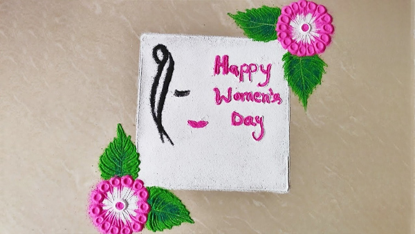 Women's Day Rangoli 2024: अंतरराष्ट्रीय महिला दिवस पर बनाएं ये ...