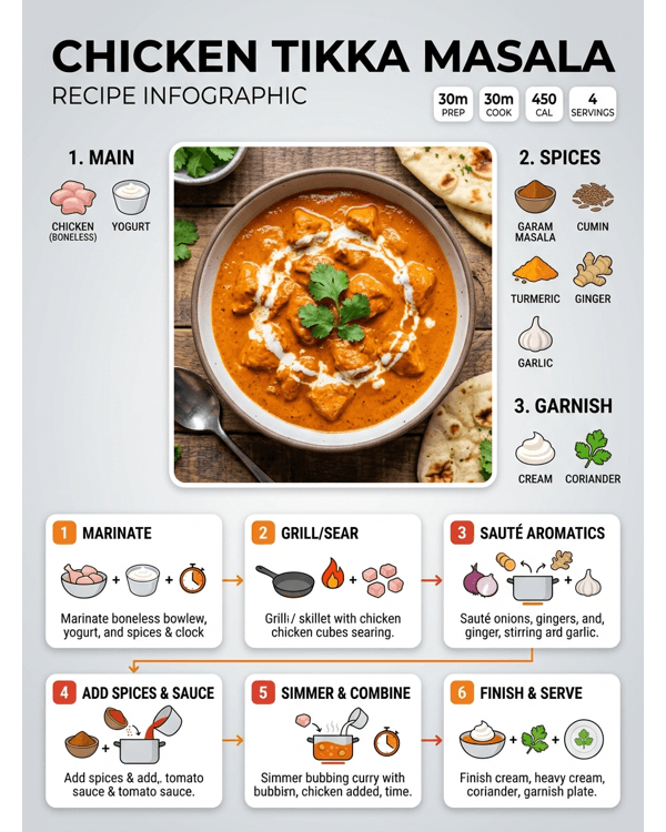 Restaurant Style Rich Gravy Chicken Tikka Masala Recipe - Boldsky.com