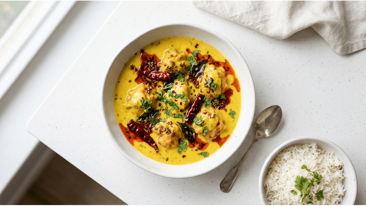Punjabi Home Style Curry: Kadhi Pakora Recipe - Boldsky.com