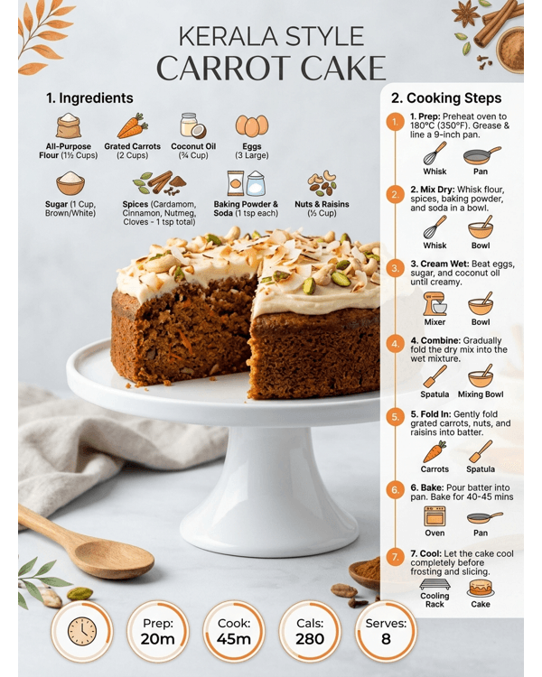 Kerala Style Carrot Cake Recipe - Boldsky.com