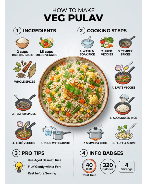 Restaurant Style Veg Pulav Recipe - Boldsky.com