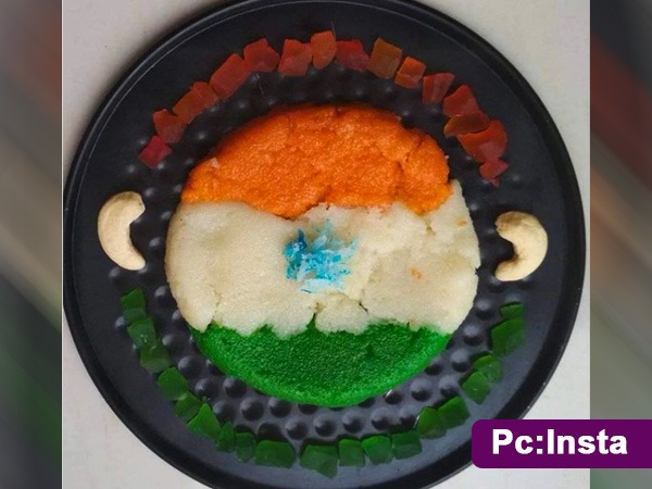 ಸ್ವಾತಂತ್ರ್ಯದ ಅಮೃತ ಮಹೋತ್ಸಕ್ಕೆ ಸ್ಪೆಷಲ್ ರೆಸಿಪಿ: ತಿರಂಗಾ ಹಲ್ವಾ ...