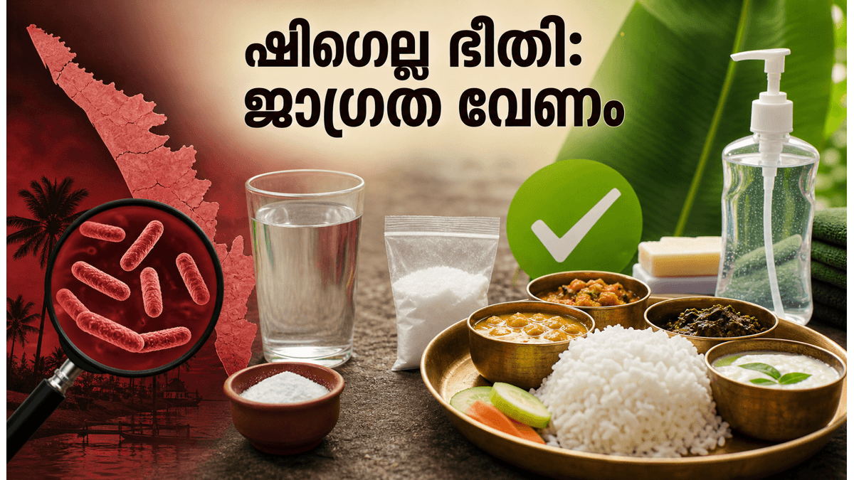 മഴക്കാലത്ത് ഷിഗെല്ല ഭീതി; വീട്ടിൽ തന്നെ പ്രതിരോധിക്കാം, ഈ കാര്യങ്ങ ...