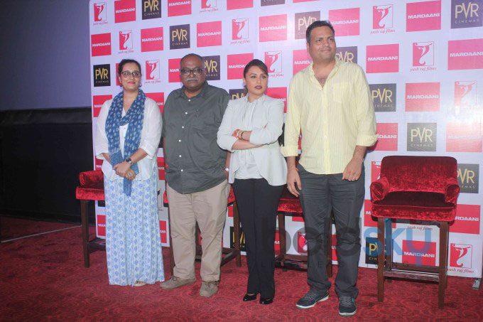Rani Mukerji Launches the Mardaani Song - Boldsky
