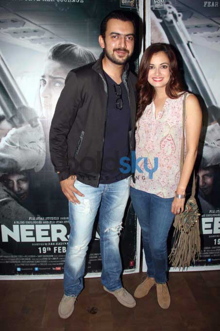 Dia Mirza, Huma Qureshi And Sophie Choudry At Special Screening Of ...