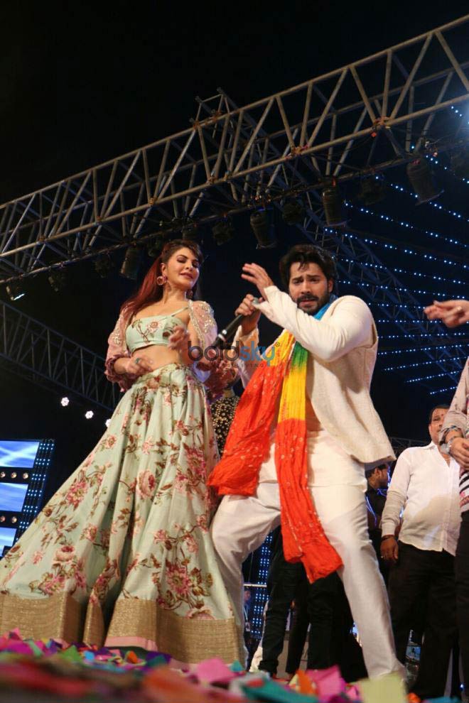 Judwaa 2 Promotion At Falguni's Garba - Boldsky