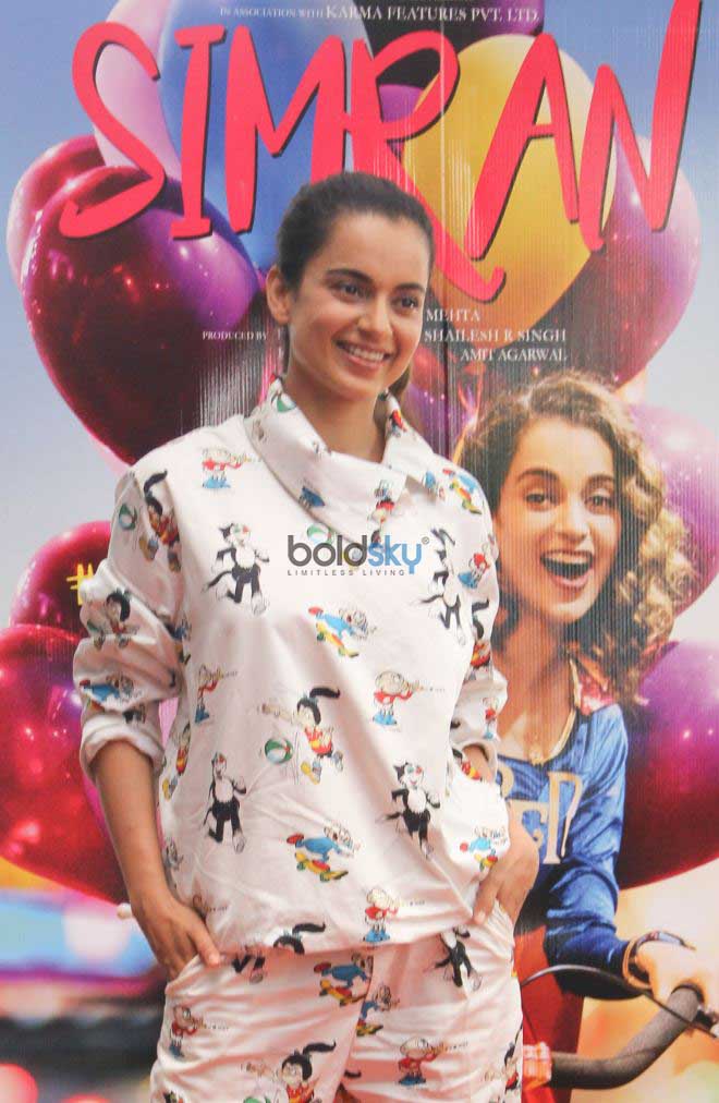 Kangana Ranaut At Simran Movie Song Launch - Boldsky