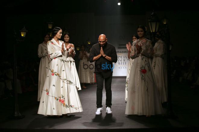 Designer Samant Chauhan At Amazon India Fashion Week, In New Delhi ...