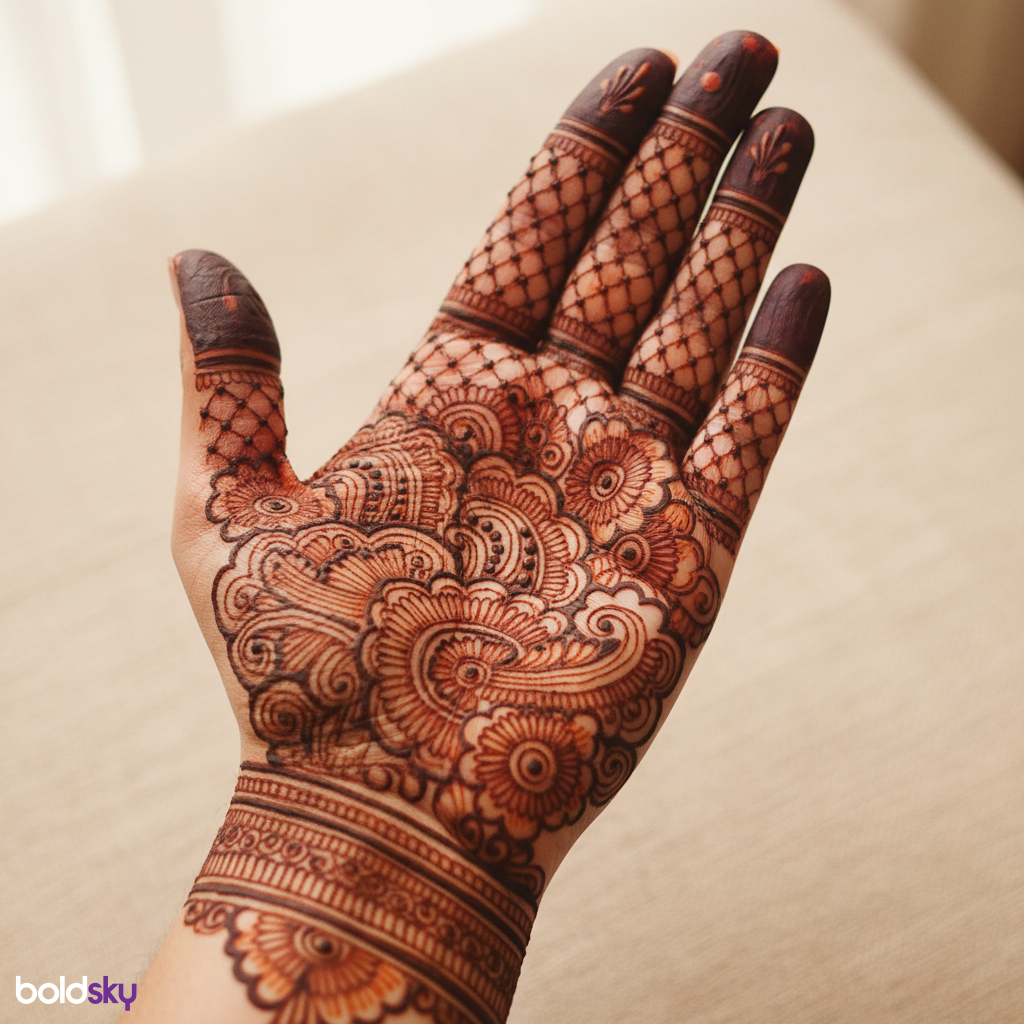 Front Full Hand Mehndi Design | Front Full Hand Mehndi Design Images ...