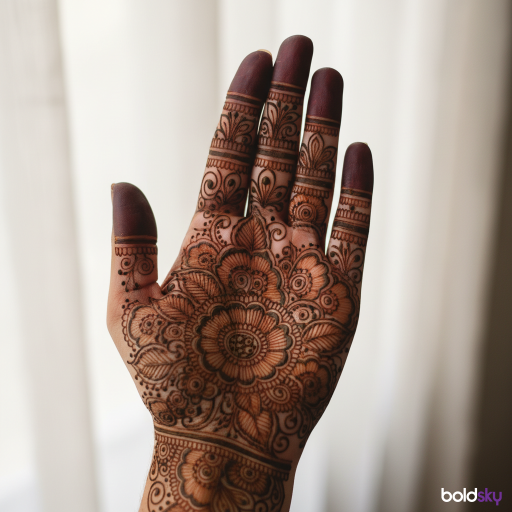 Front Hand Mehndi Design | Front Hand Mehndi Design Images, Photos 2025 ...