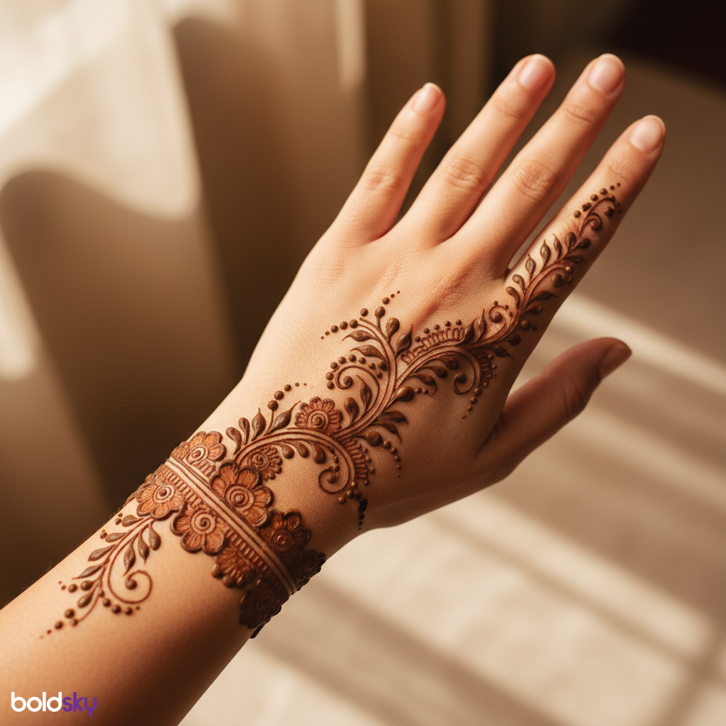Henna Back Hand Mehndi Design | Henna Back Hand Mehndi Design Images ...