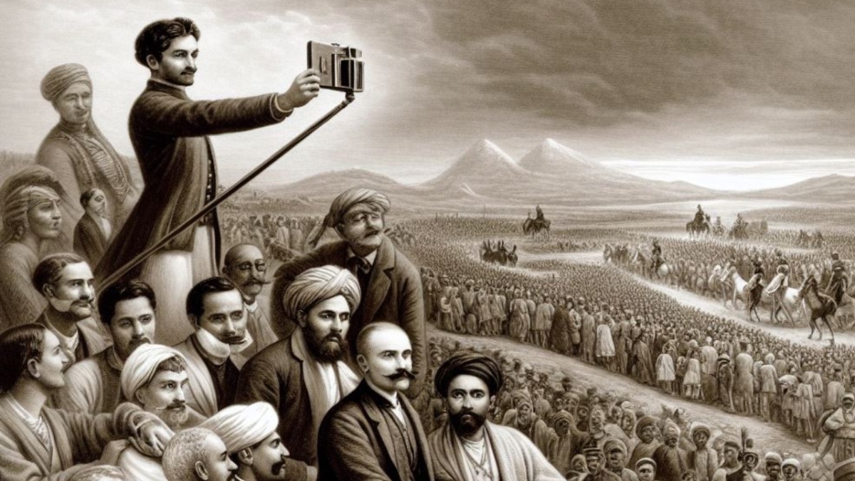 150 ஆண்டுகளுக்கு முன்னாடியே இந்தியாவின் முதல் செல்பியை தனது மனைவியுடன் ...