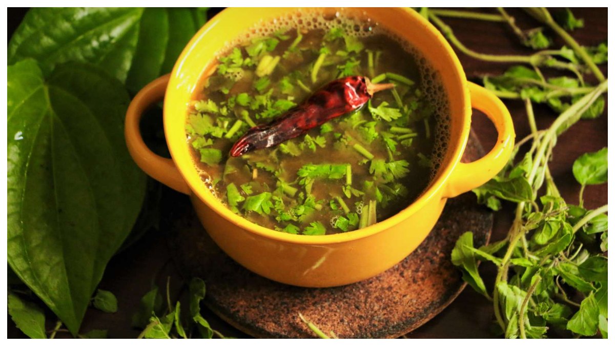 இருமல், சளியை விரட்டும் துளசி ரசம் செய்ய ரெசிபி..! | how to make ...