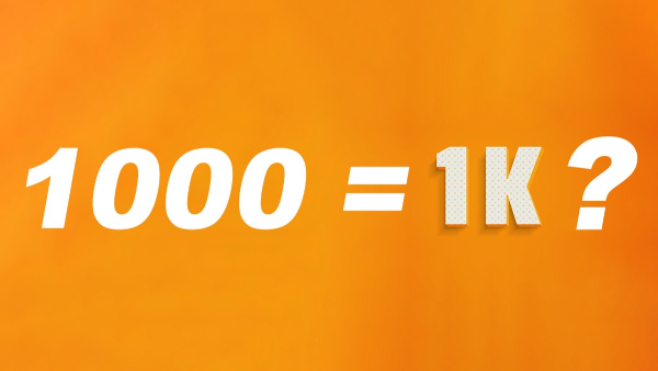 1000 ஏன் பொதுவாக T-க்கு பதிலாக 'K' எழுத்தால் குறிக்கப்படுகிறது தெரியுமா ...