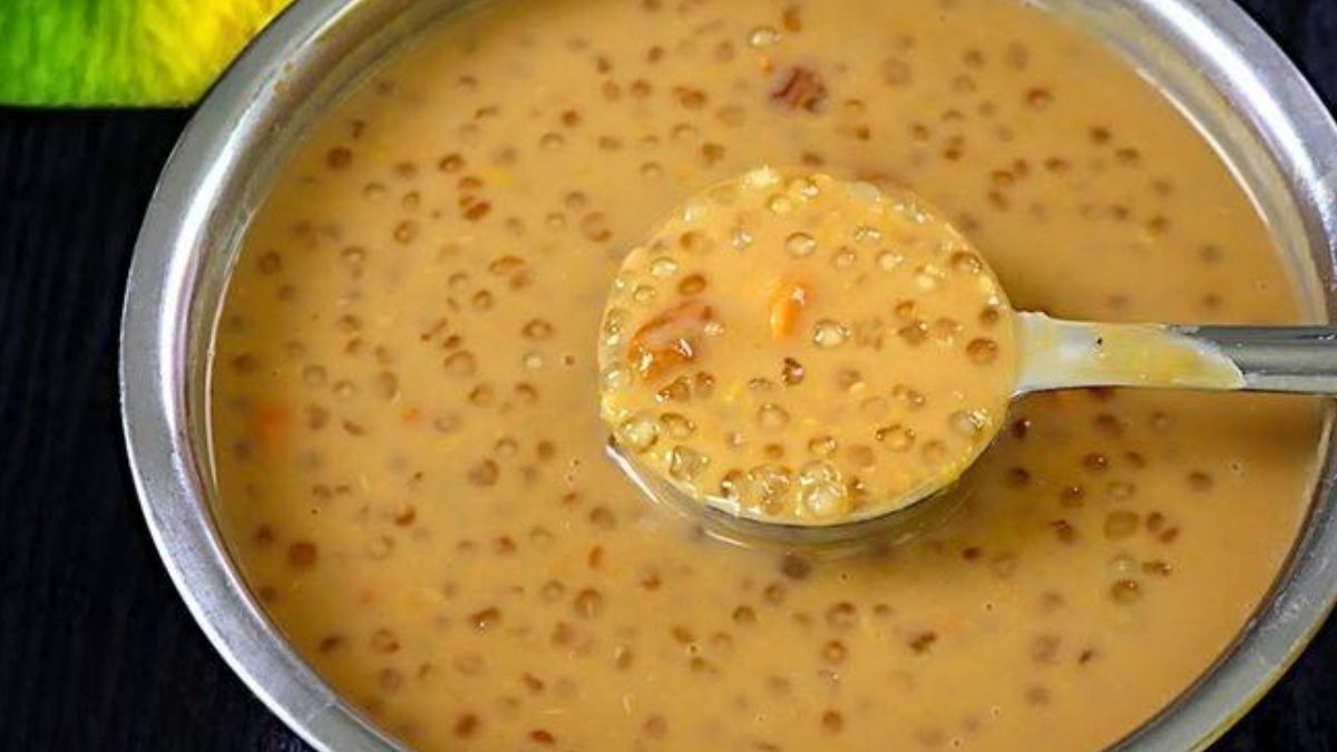 ஆடி அமாவாசை ஸ்பெஷல் பாசிப்பருப்பு ஜவ்வரிசி பாயாசம் - சிம்பிளா எப்படி ...