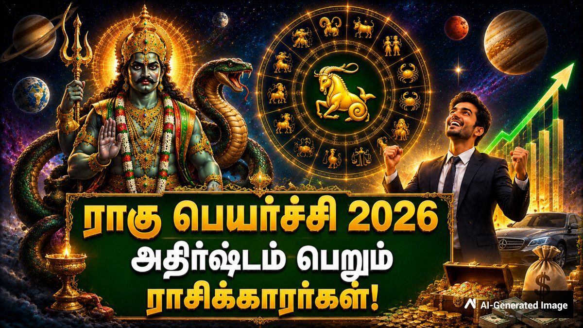 ஆண்டின் இறுதியில் நடக்கும் ராகு பெயர்ச்சி: இந்த 4 ராசிக்காரர்களின் ...