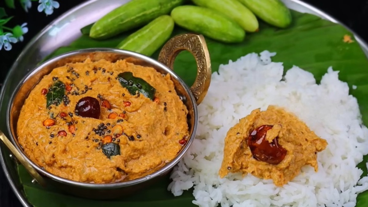 ஆந்திரா மெஸ் ஸ்டைல் கோவைக்காய் துவையல் - எப்படி செய்றதுன்னு பாத்து ...