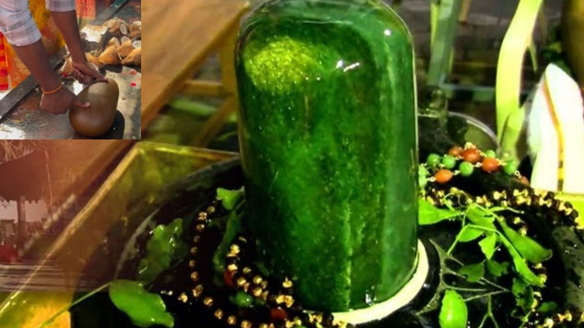 ఈ రాయి తిరిగితే కోరిక నెరవేరినట్లే..! దర్శిస్తే అష్టదరిద్రాలన్నీ పోతాయ్ ..అరుదైన మరకత శివలింగం ...